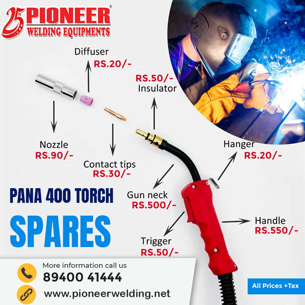 Buy PANASONIC MIG WELDING 400 Torch Spares | Nozzle, Tips & Gun Parts ...